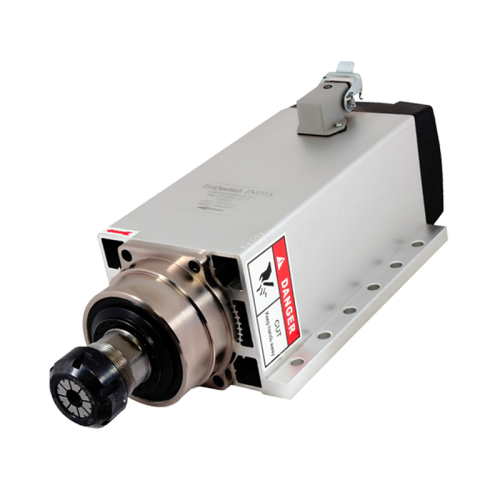 CNC Spindle Motor 6.0 kW, 18000 RPM, 380 V Air Cooled Square | High ...